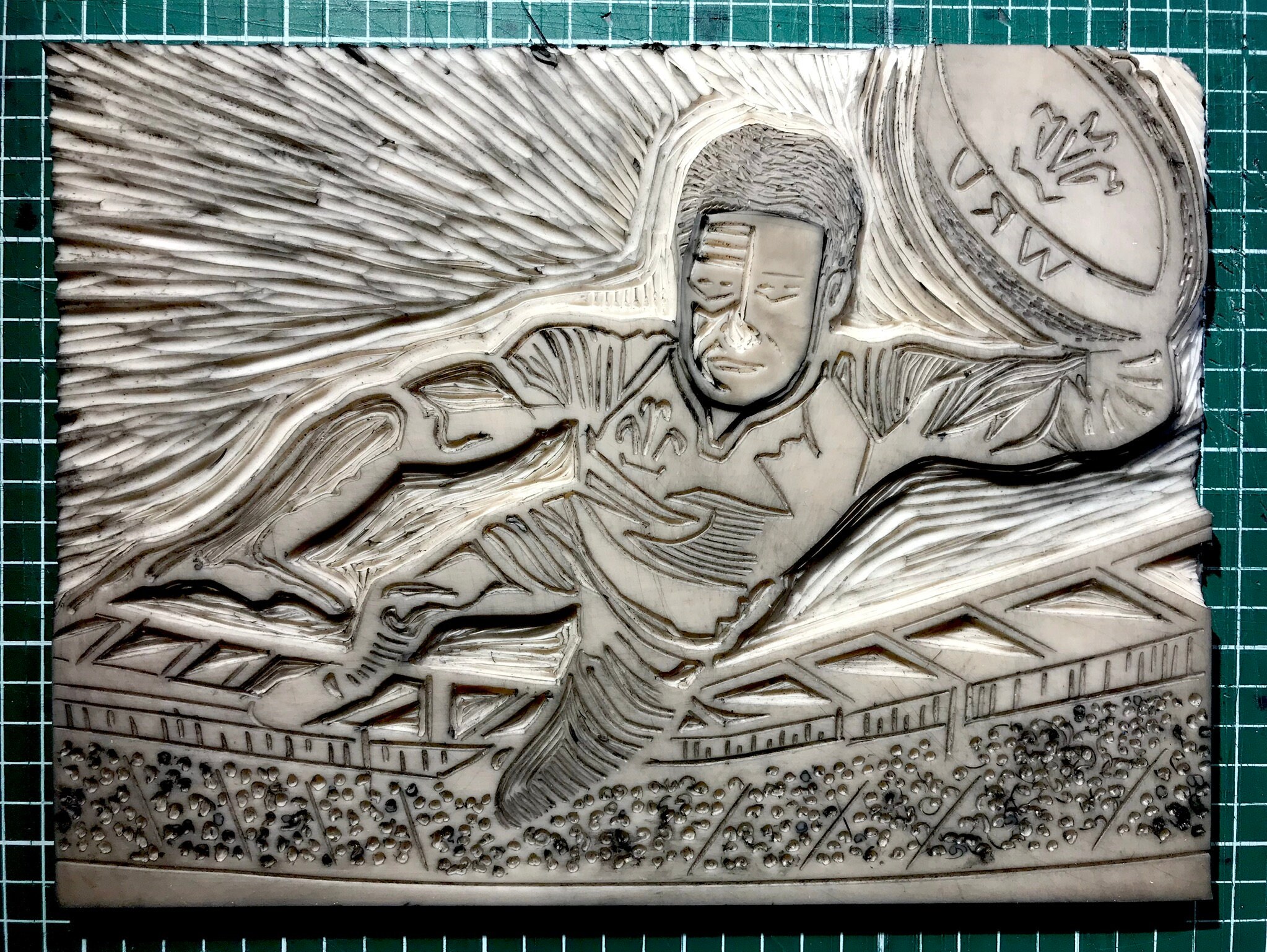 Rugby Player Art Lino Print Wall Art Welsh Rugby Team Six - Etsy