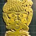 Green Man Art Lino Print Wall Art Spring Rebirth New Growth Cycle ...