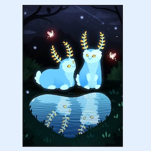 Legend of Zelda BOTW Blupee Print Digital Art Print A4 or - Etsy