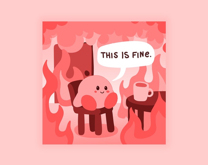 Realistic Kirby - Etsy