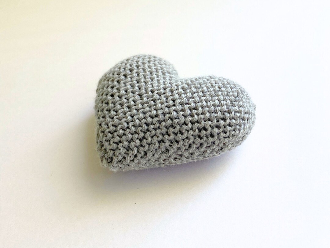 Knitted Heart Newborn Photography Prop Nursery Decor Expecting Mom Gift ...