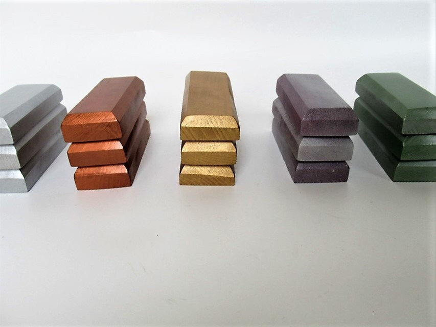Larp Prop Gold Ingot Golden Silver Copper Bar Fantasy or Western Fake ...