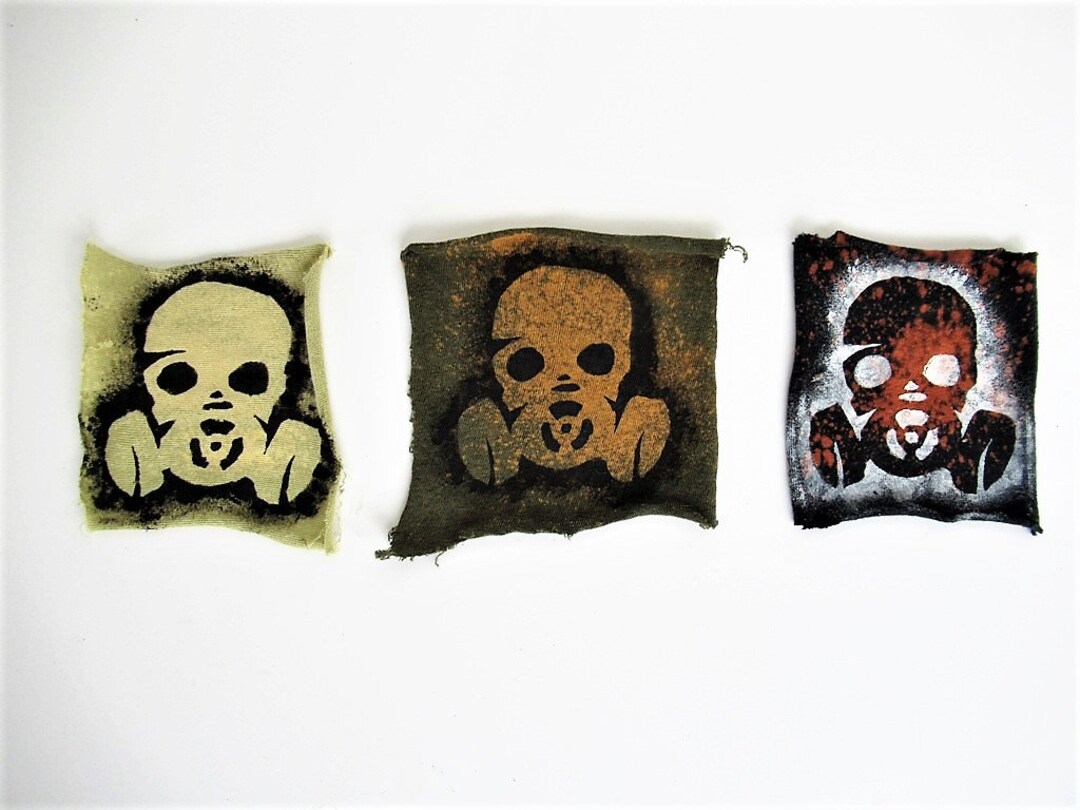 Gas Mask Wasteland Sew on Patch Post Apocalyptic for Fallout or Mad Max ...
