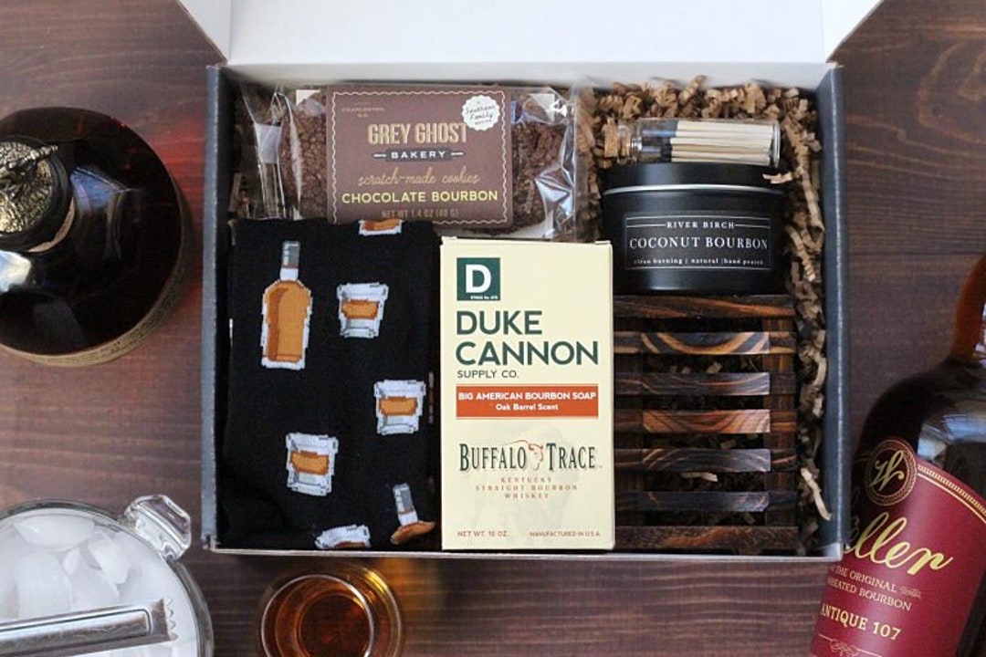 Bourbon Gift Box Curated Bourbon Lover Gift Set Custom Bourbon Box ...