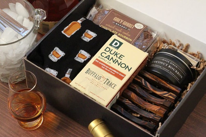 Bourbon Gift Box - Curated Bourbon Lover Gift Set - Custom Bourbon Box ...
