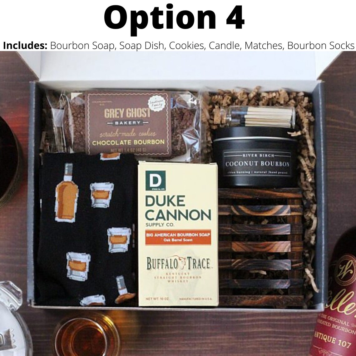 Bourbon Gift Box Curated Bourbon Lover Gift Set Custom - Etsy