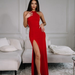 Stunning Backless Bodycon Maxi Dress: Perfect for Prom or Bridesmaids ...