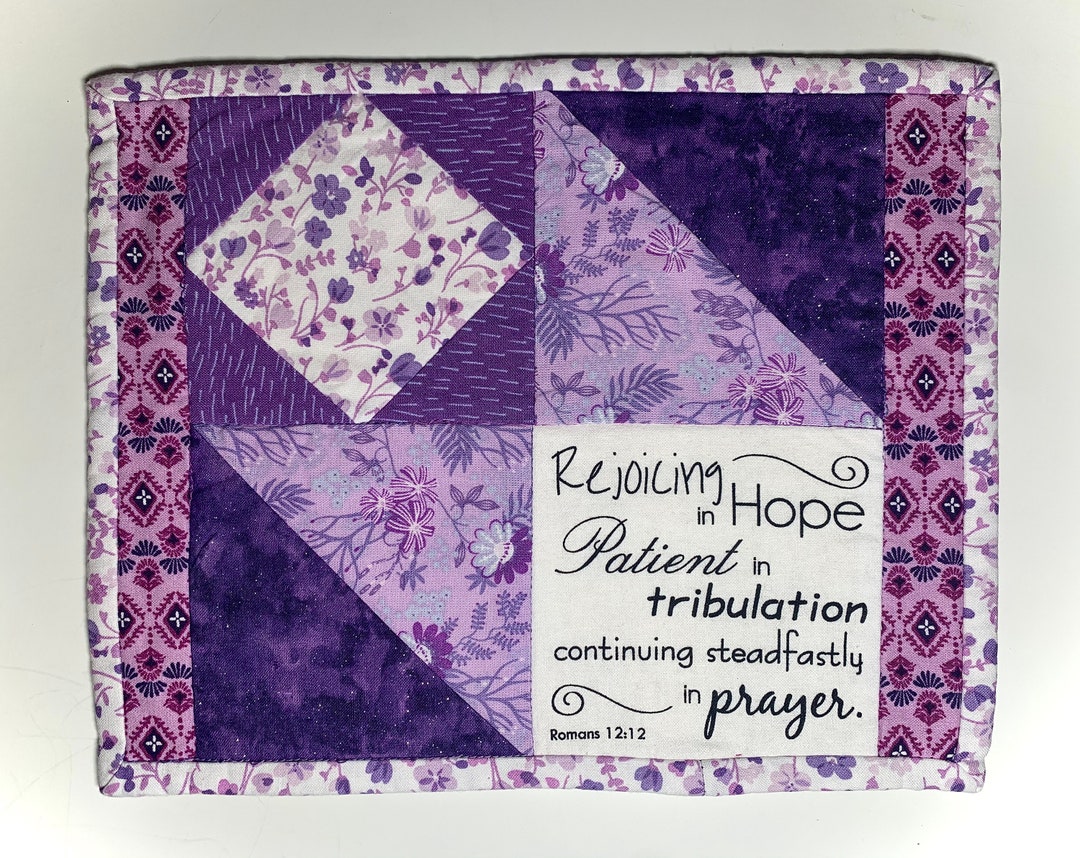 Handmade Mug Rug Floral - Etsy