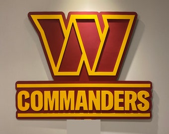 Commanders Sign - Etsy