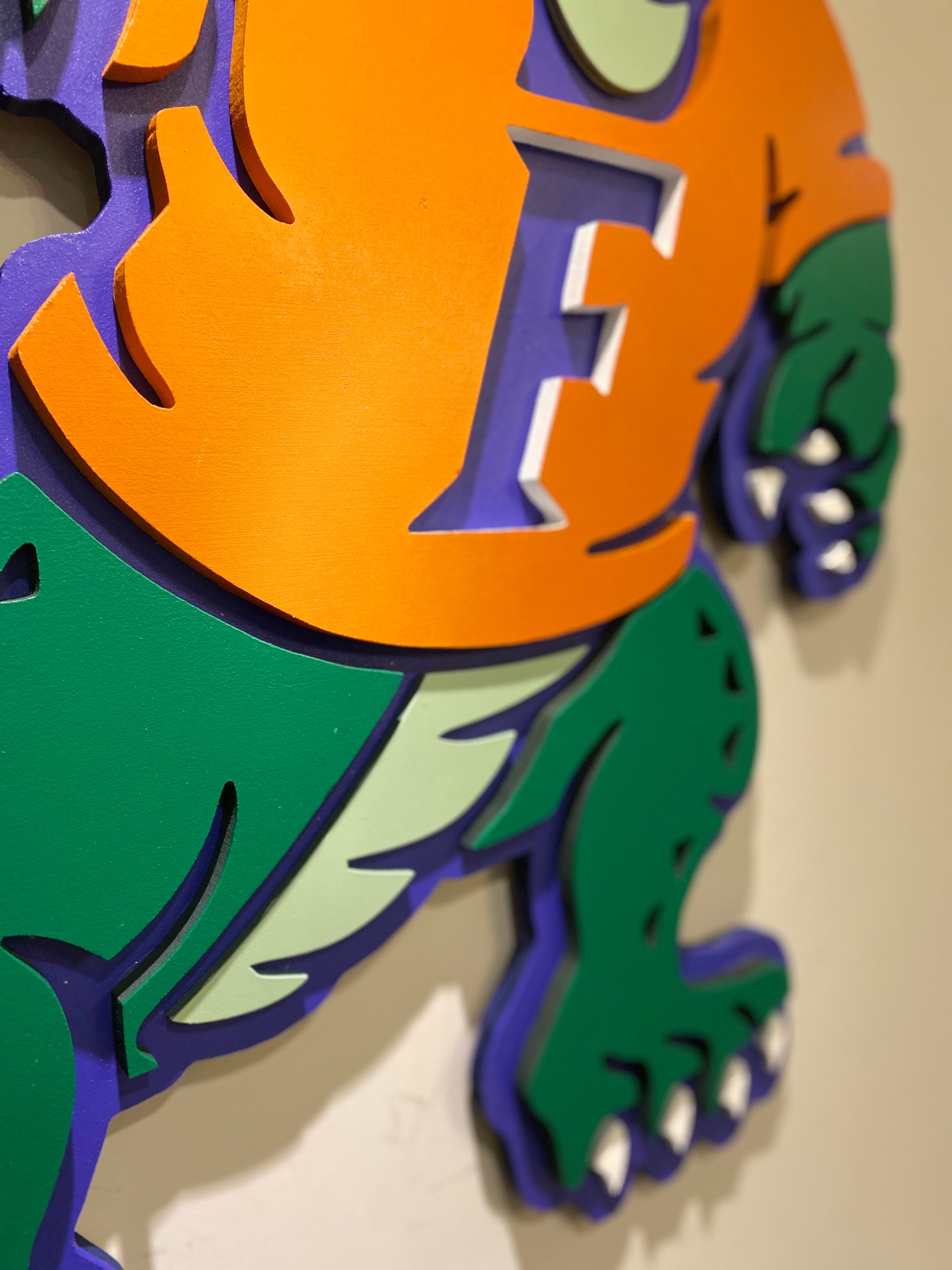 Large 3D Florida Gator Sign - Etsy