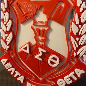 Large 13” 3D Delta Sigma Theta Shield Desk Sign - Etsy