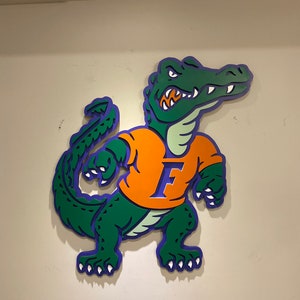 Large 3D Florida Gator Sign - Etsy