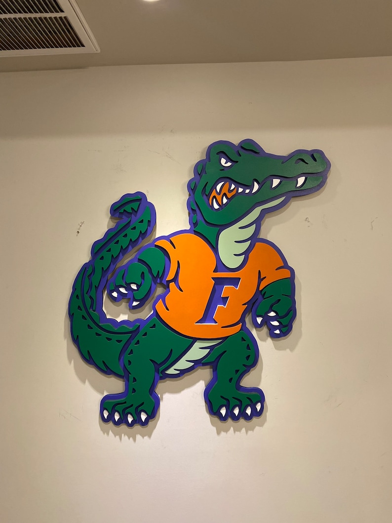 Large 3D Florida Gator Sign - Etsy