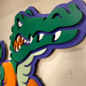 Large 3D Florida Gator Sign - Etsy