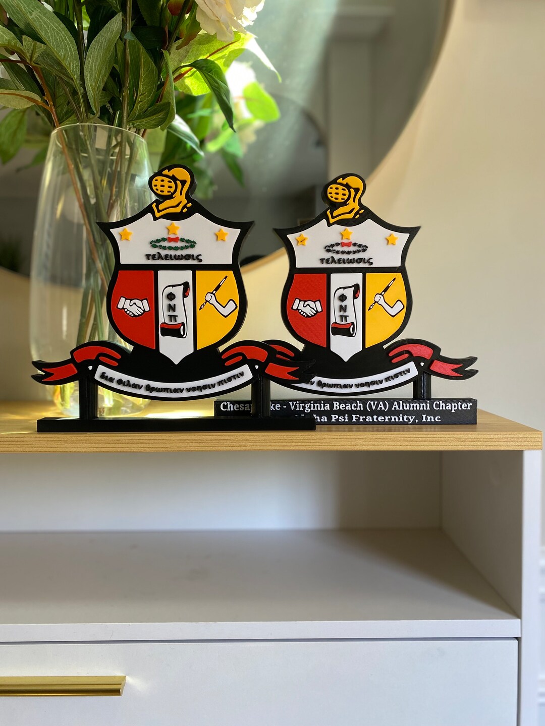 8.5 3D Kappa Alpha Psi Inc Shield Desk Sign - Etsy