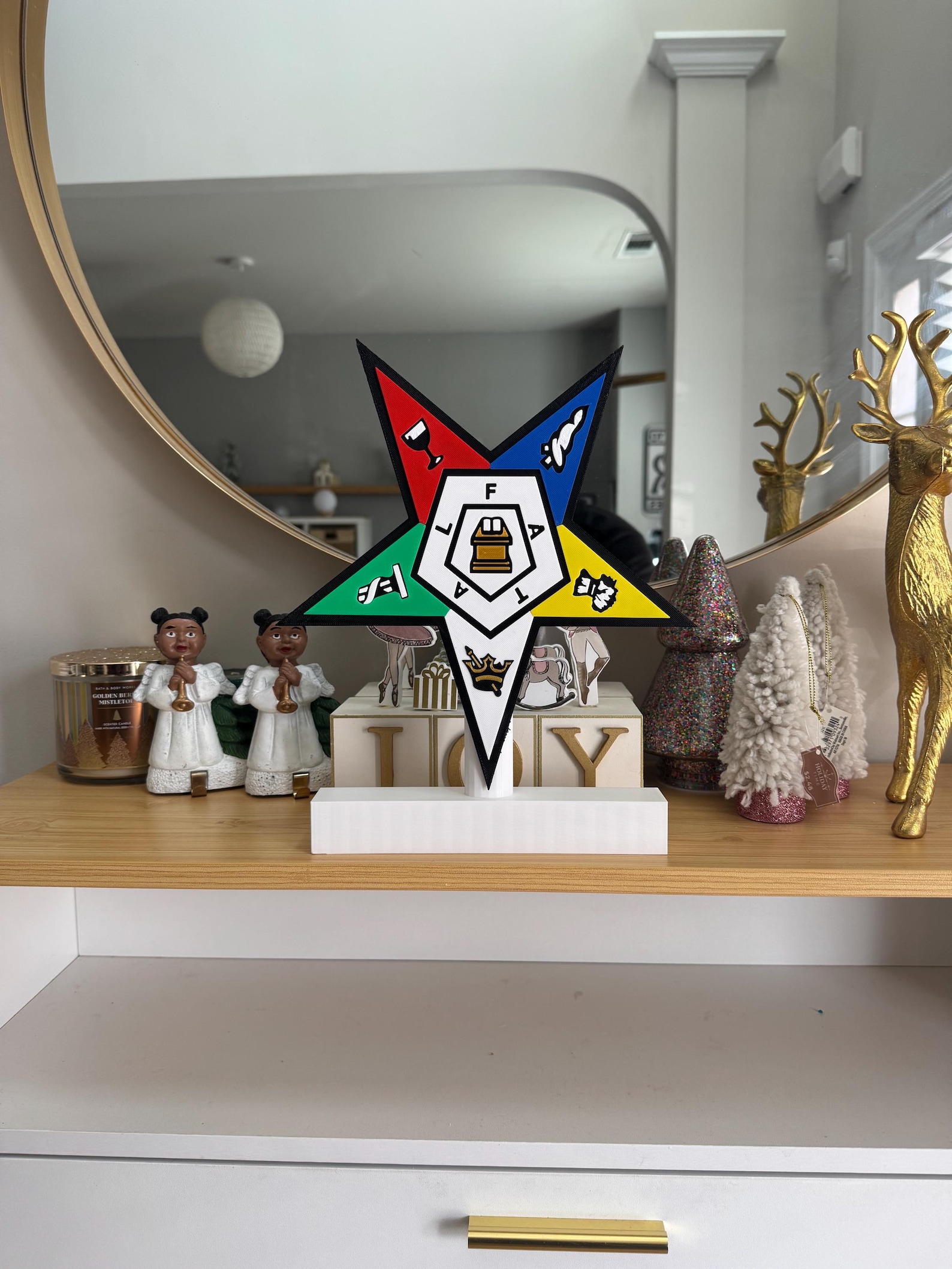 11” 3D Eastern Star Crest Desk Signs - Etsy