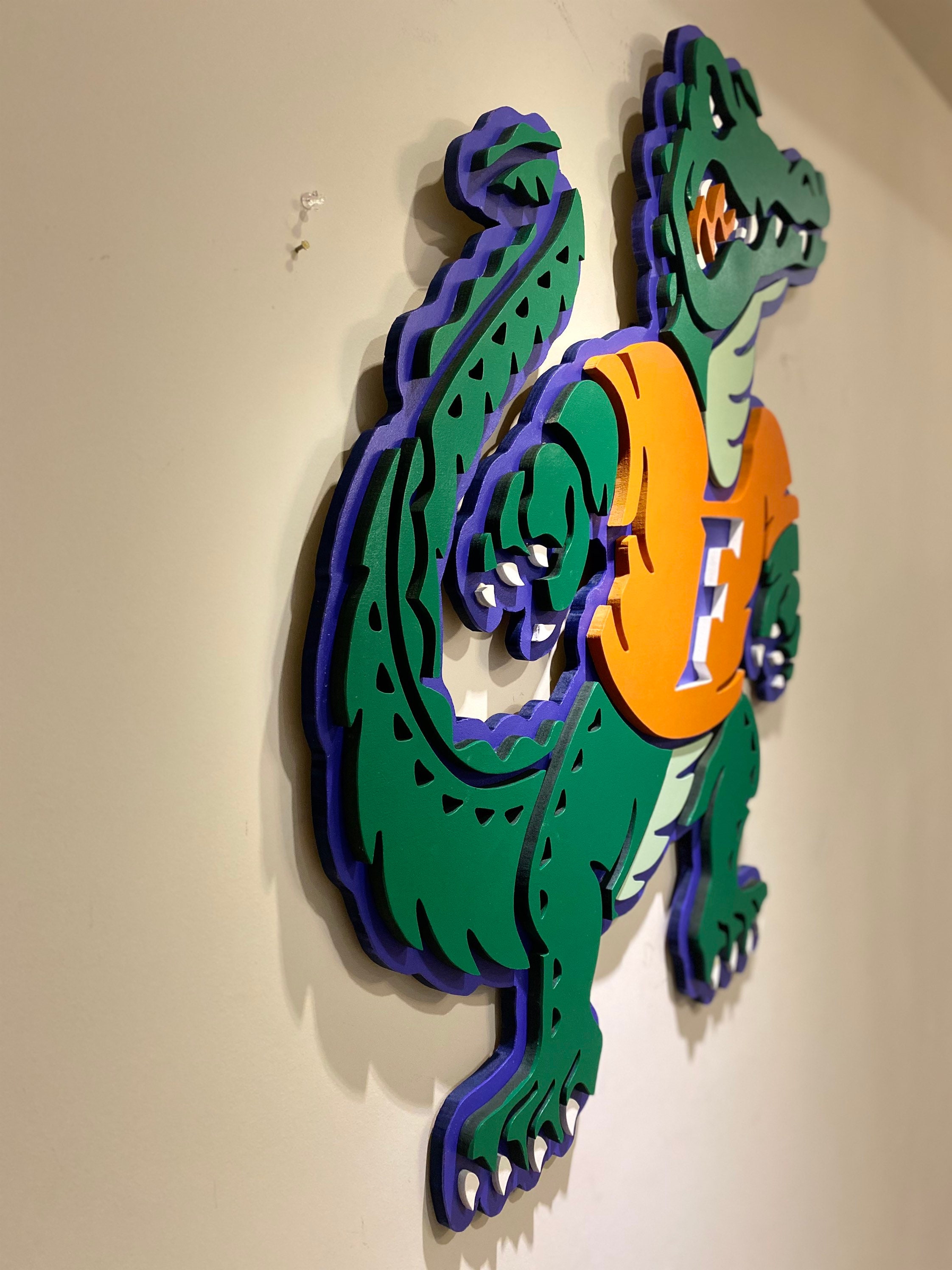 Large 3D Florida Gator Sign - Etsy