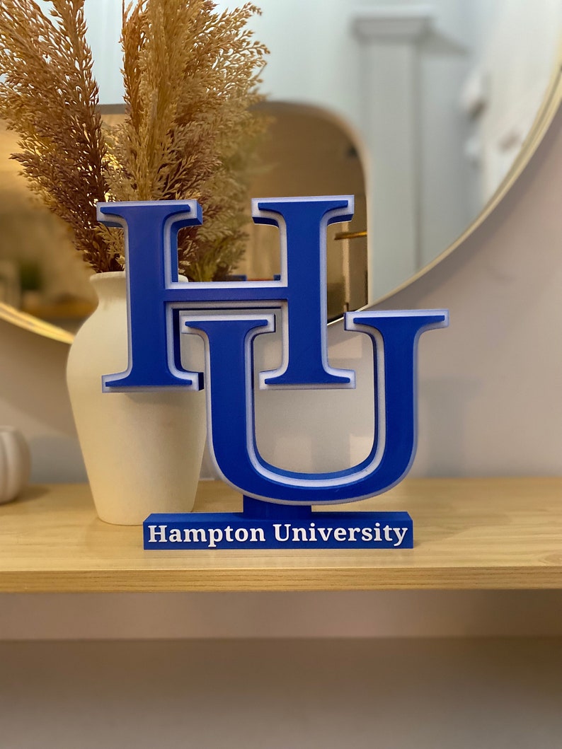 Hampton University 3D Desk Sign - Etsy
