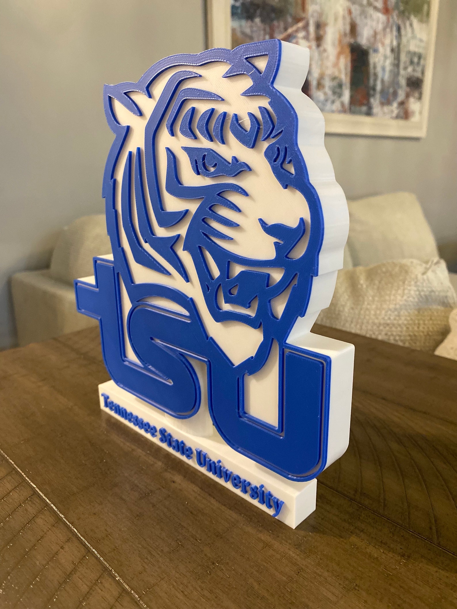 Tennessee State University 3D Desk Sign - Etsy