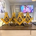 11” 3D Freemasonry Masonic Crest Desk Signs - Etsy