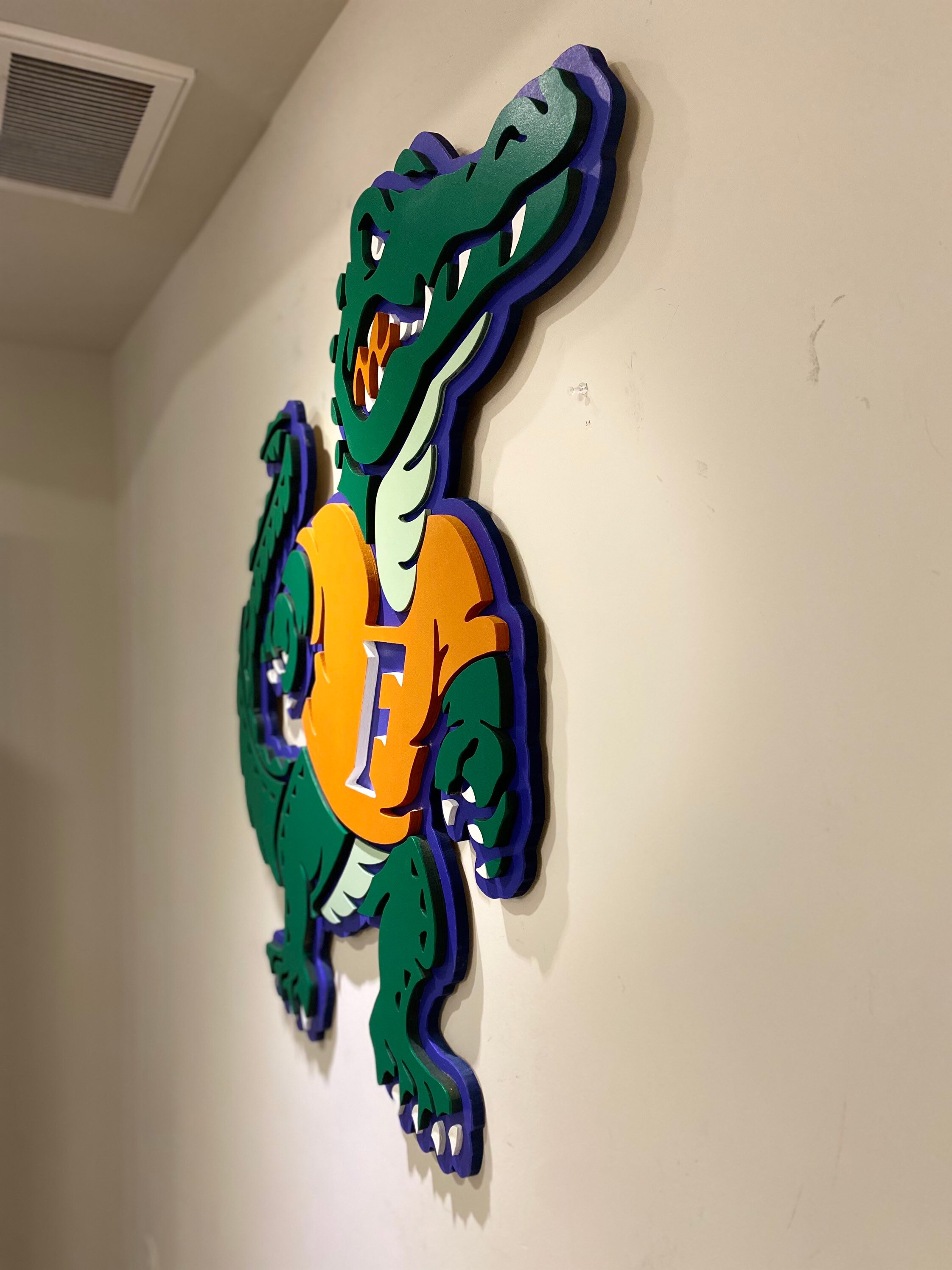 Large 3D Florida Gator Sign - Etsy