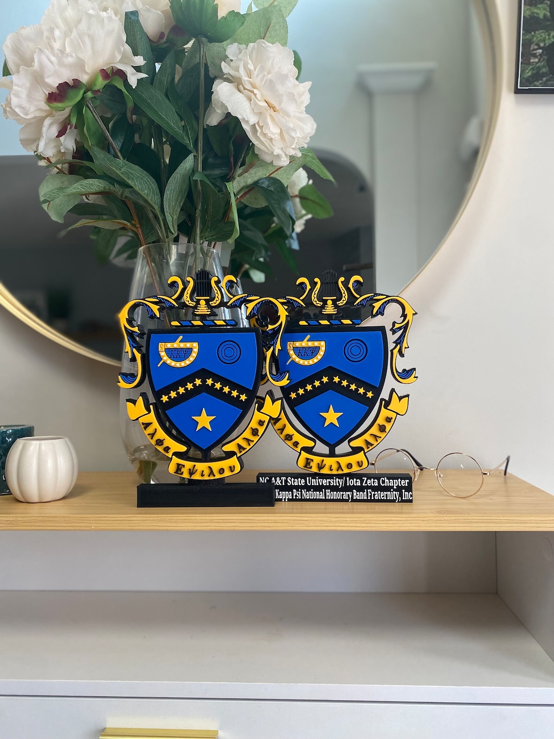 11.5" 3D Kappa Kappa Psi Inc Shield Desk Sign - Etsy