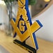 11” 3D Freemasonry Masonic Crest Desk Signs - Etsy
