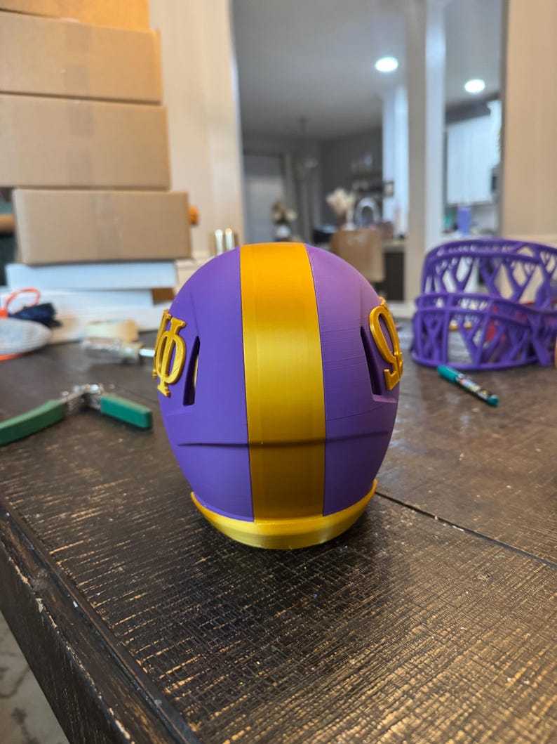 Omega Psi Phi Fraternity Inc 3d-printed Mini Football Helmet | Divine 9 ...