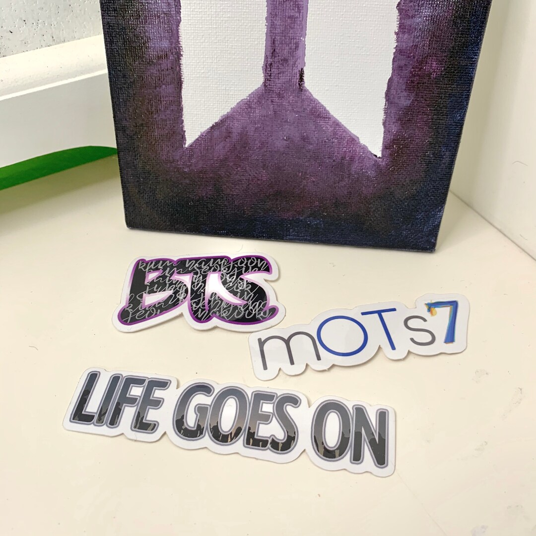BTS Sticker Pack - Map of the Soul 7 - OT7 & BE "life Goes On" - Etsy