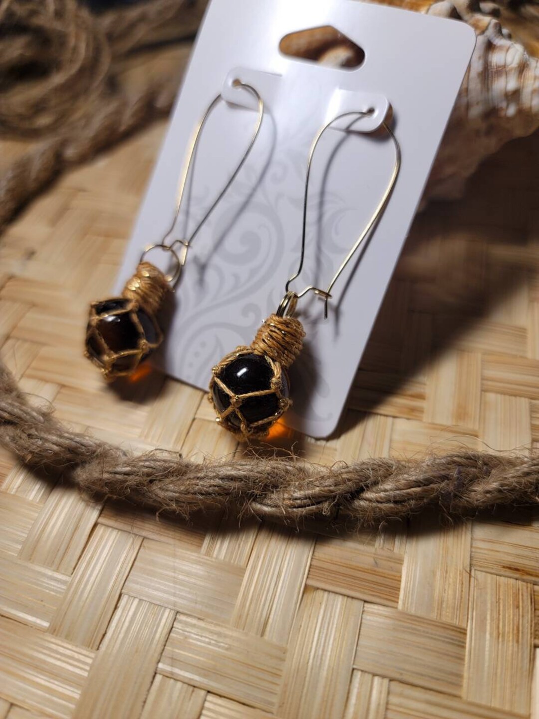 Alaska Native Glass Float Earrings - Etsy