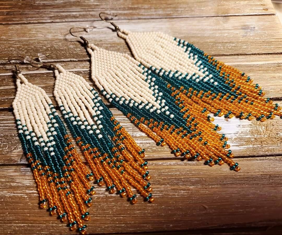Alaska Native Beaded Earrings - Etsy