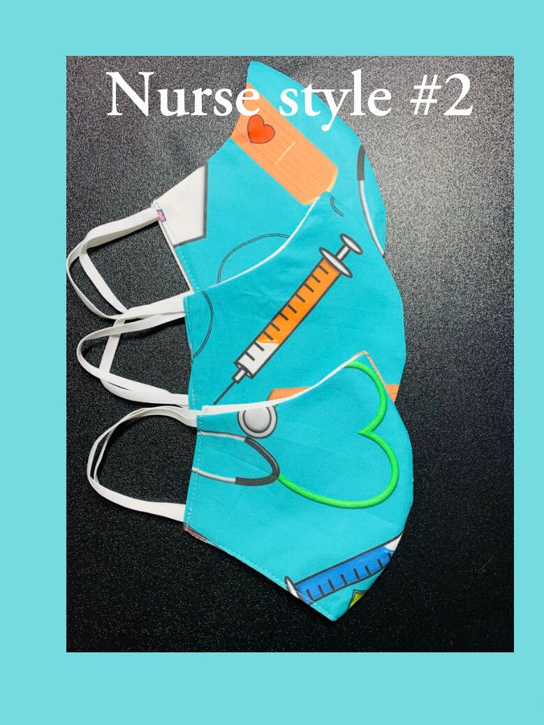 Nursing Face Mask, RN Face Mask - Etsy