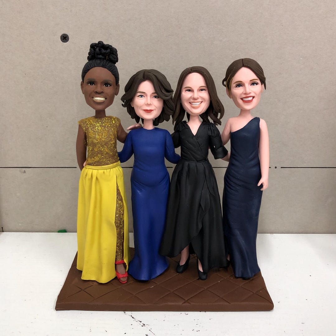 Bobblehead Friends, Bobble Head From Your Pictures ,custom Family ...