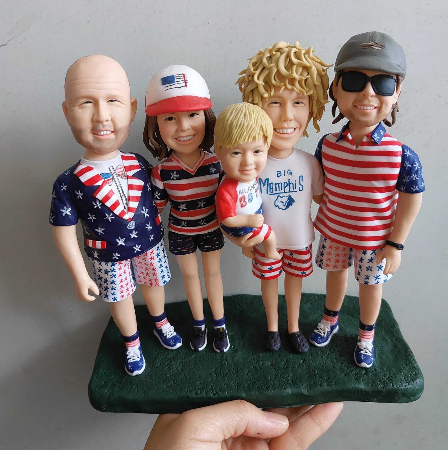 Bobblehead Family, Bobble Head From Family Pictures ,custom Family ...