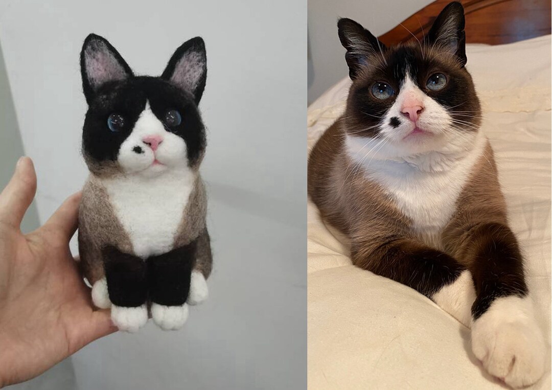 Custom Stuffed Pet of Your Dog Cat, Handmade Pet Plush Clone, Animal ...