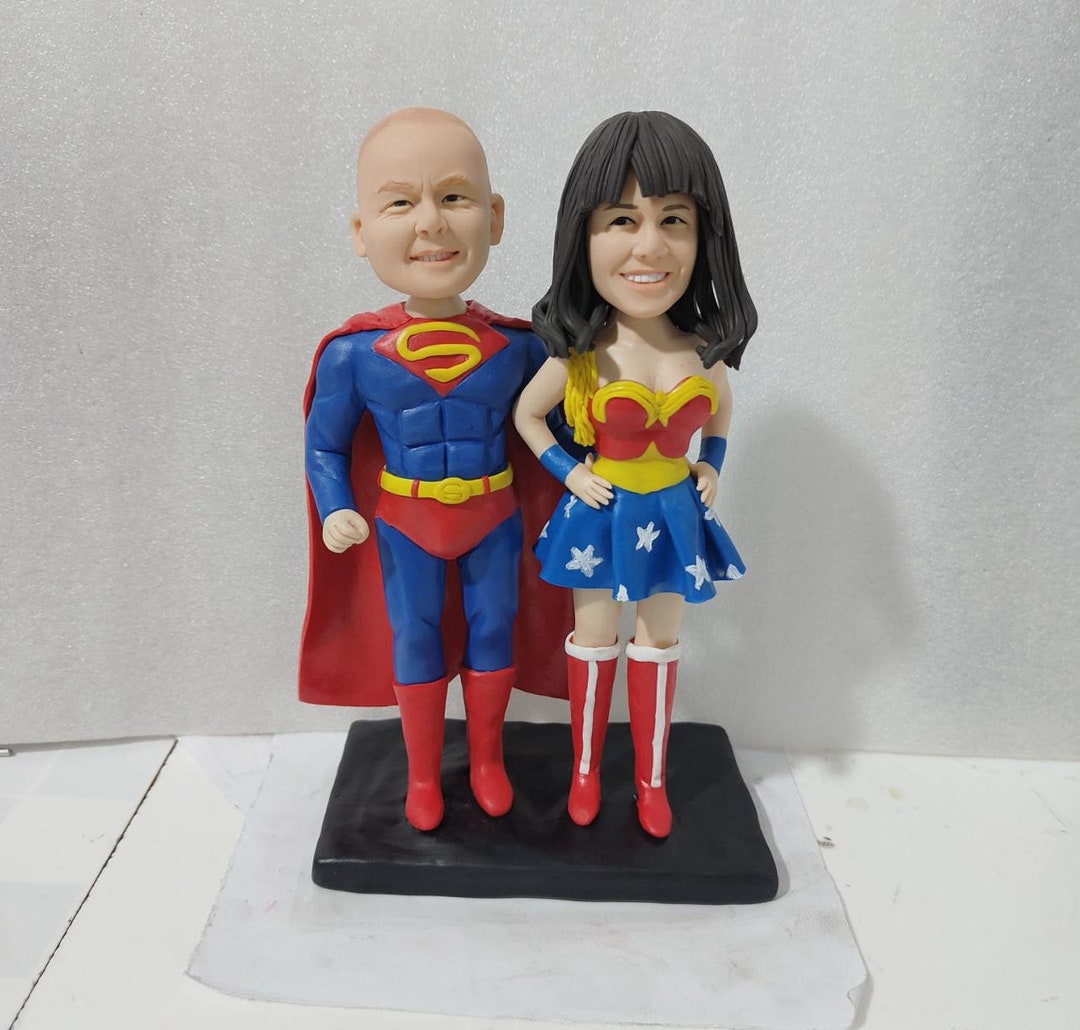 Bobblehead Couple, Bobblehead Super Hero Cosplay, Christmas Gift , 20th ...