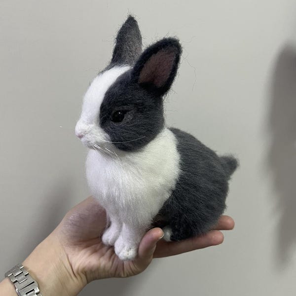 Realistic Stuffed Bunny - Etsy