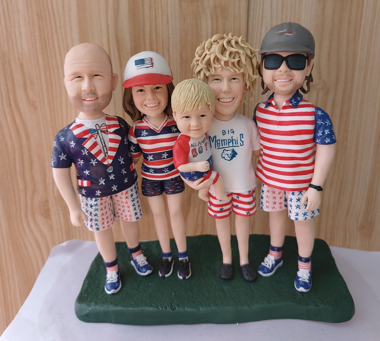 Bobblehead Family, Bobble Head From Family Pictures ,custom Family ...