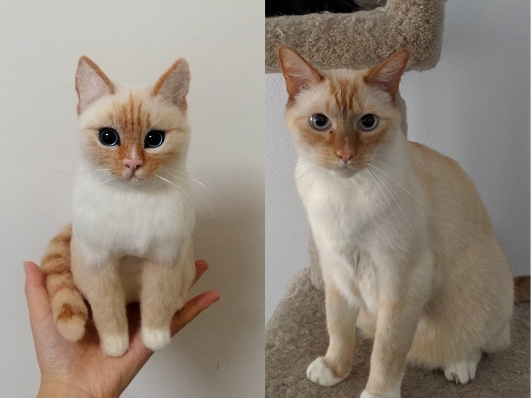 Custom Stuffed Pet of Your Dog Cat, Handmade Pet Plush Clone, Animal ...