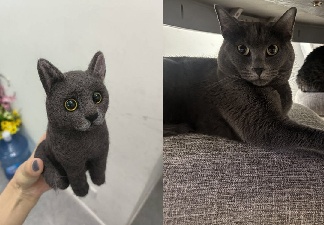 Cat Loss Memorial, Custom Stuffed Pet of Your Cat, Handmade Pet Plush ...