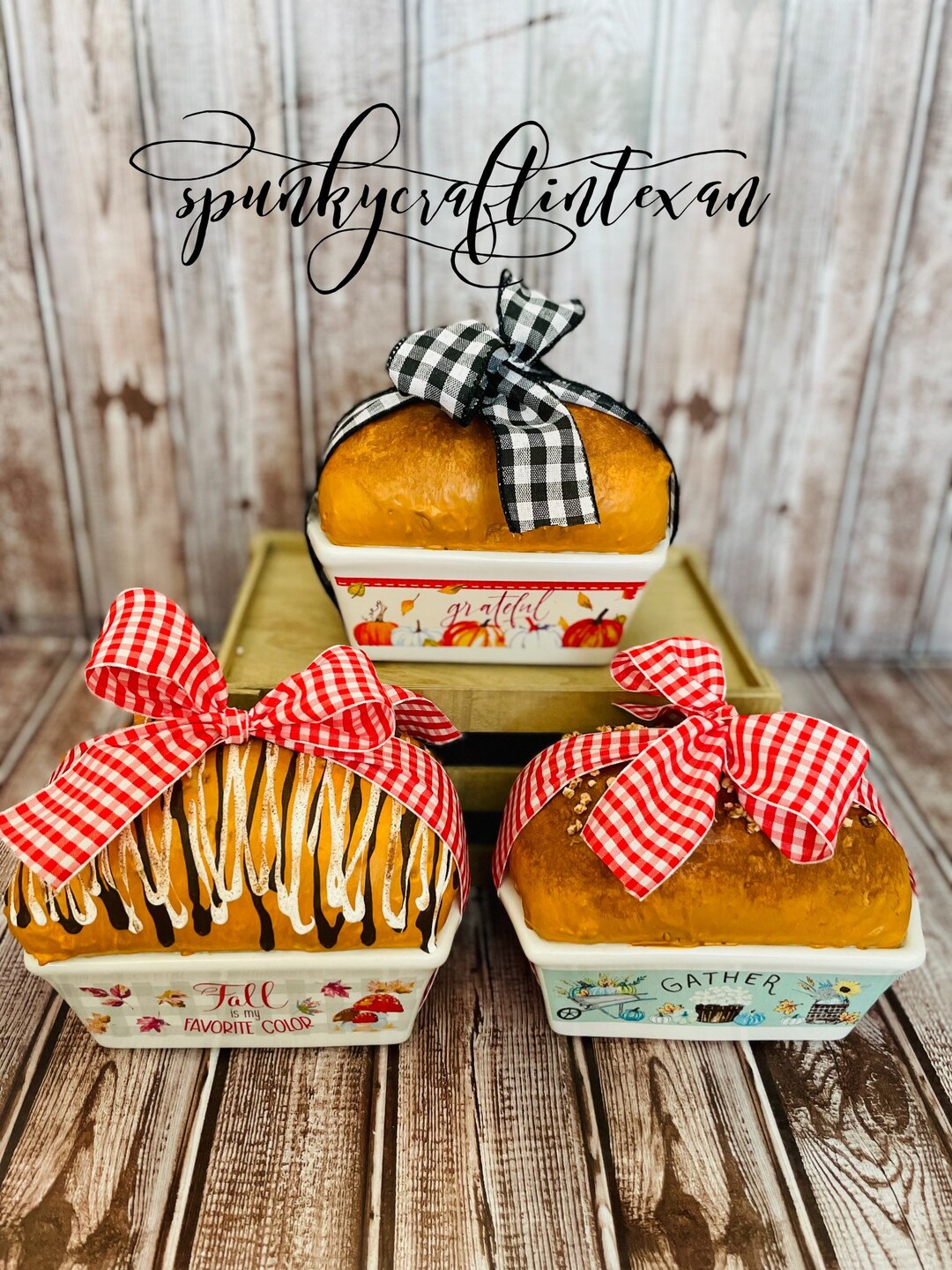 Ready to Ship| Fresh Baked Fake Bread| Faux Bread Loaf| Holiday Decor ...