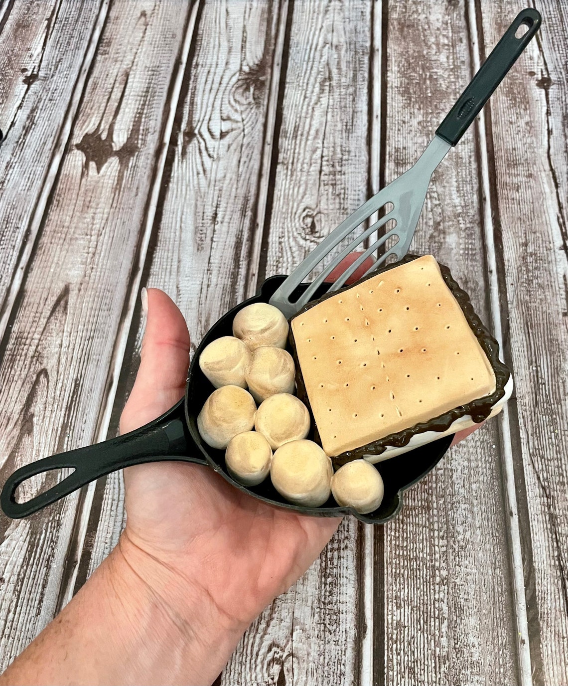 Smores Skillet Fake Bake Pancakes Party Decor Fake - Etsy