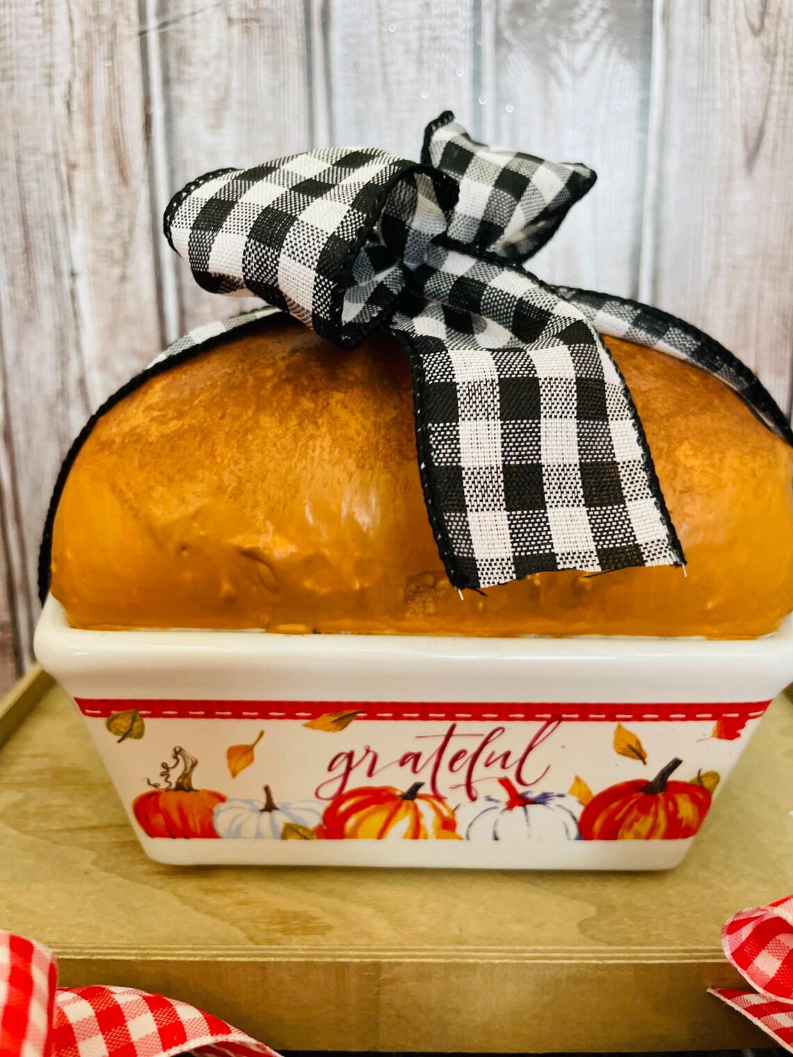 Ready to Ship| Fresh Baked Fake Bread| Faux Bread Loaf| Holiday Decor ...