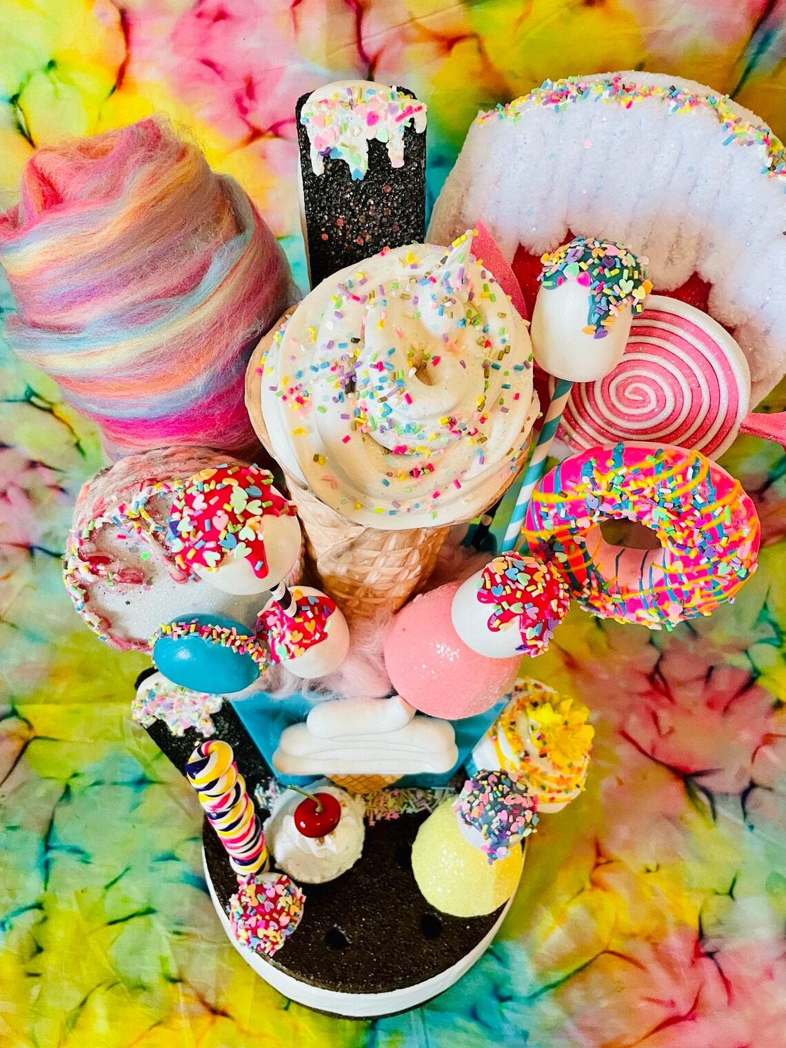 Whimsical Giant Cookie Candy Land Fake bake Fake Giant Ice | Etsy