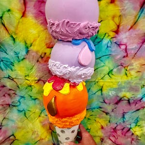 Giant Triple Scoop Ice Cream Fake Bake Photo Booth Props Colorful Ice ...