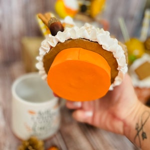 Ready to Ship Extra Large Fall Mug Topper and Mug| Removal Mug Topper ...