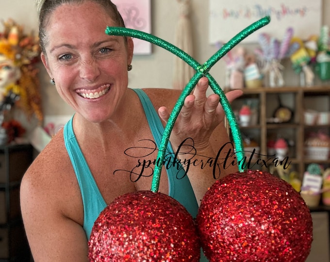 Jumbo Cherries| Fake Bake| Photo Booth Props| Colorful Pops| Playroom ...