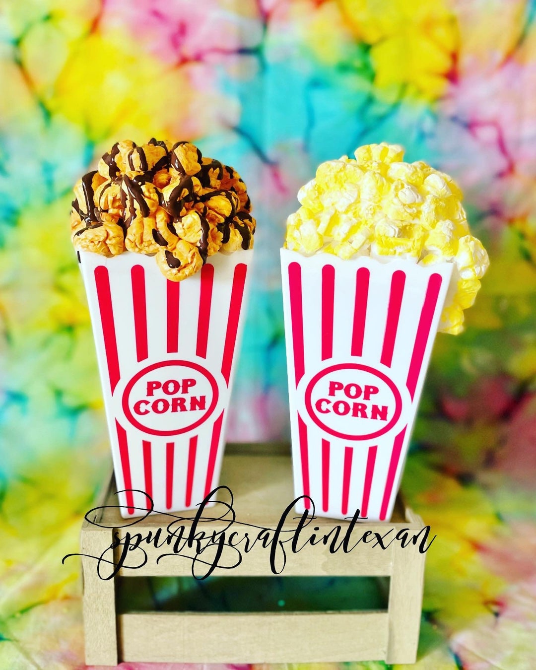Fake Popcorn| Caramel Popcorn| Buttered Popcorn| Part Prop| Photo Prop ...