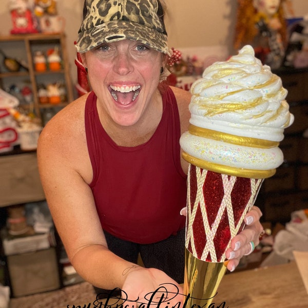 Giant Ice Cream Cone - Etsy
