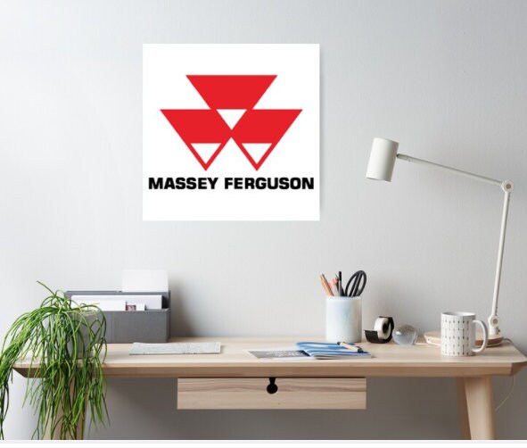 BEST SELLER Massey Ferguson Logo Merchandise Poster | Etsy